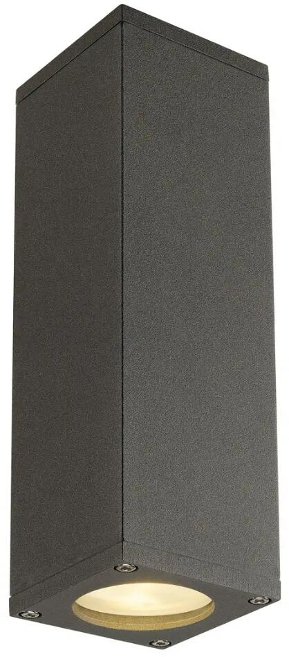 SLV THEO UP/DOWN Wandleuchte, QPAR51, anthrazit, max. 2x50W (1000330 ...