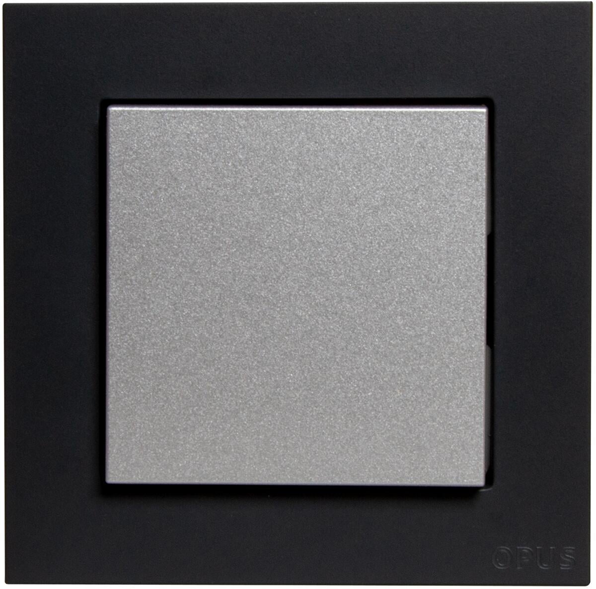 OPUS 55 Kubus Taster Komplettgerät, alu-silber-seidenglanz/anthrazit ...