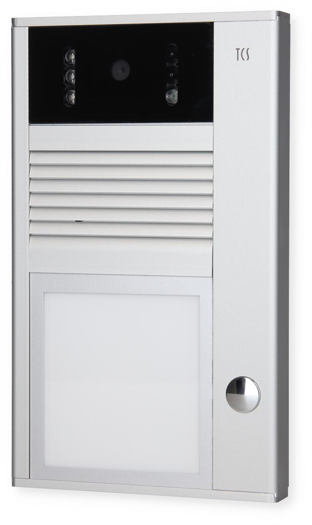 TCS AVC11010-0010 Video color, Außenstation, AVC, 1 Taste AP, silber ...
