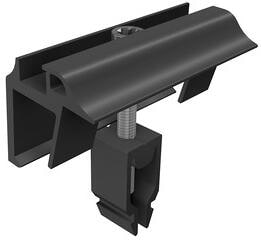 SL Rack Endklemme Vario schwarz eloxiert Endklemme für verschiedene ...