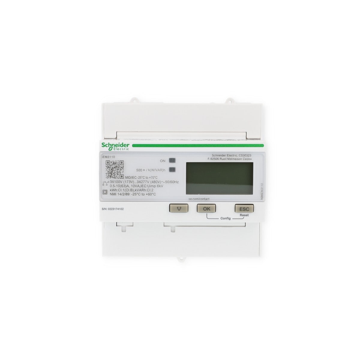 Schneider Electronic A9MEM3110 Energiezähler, 3-phasig, 63A, mit ...