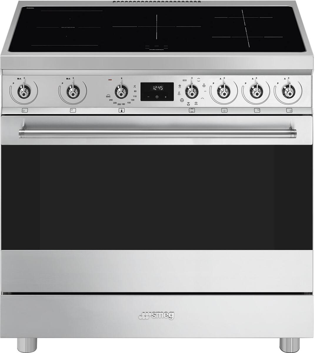 Smeg C9IMX2 Standherd mit Induktionskochfeld, 90 cm breit, 115 L ...