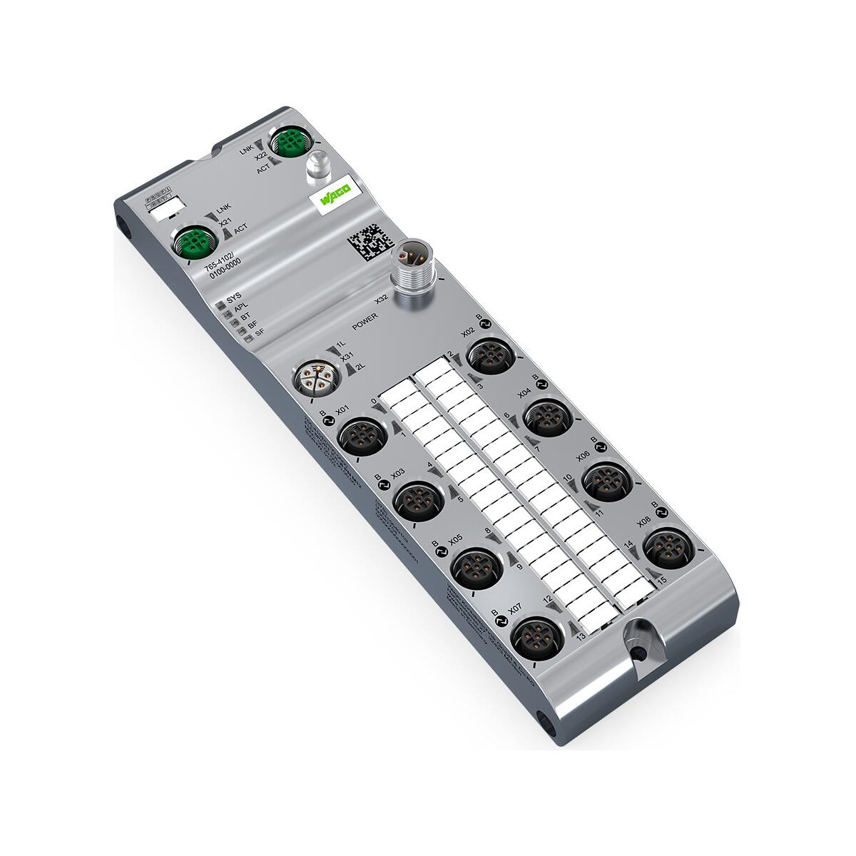 Wago 765-4202/100-000 8-Port-IO Link Master Class B, EtherCAT, 24VDC/2A ...