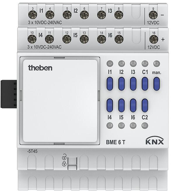 Theben BME 6 T KNX 6-fach Binäreingang, MIX2, IP 20 (4930235 ...