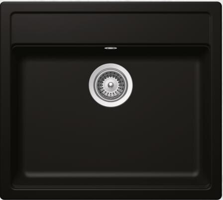 Schock Mono N-100-U Granitspüle mit Ablauffernbedienung, Cristadur Green Line, Einzelbecken, mit ...