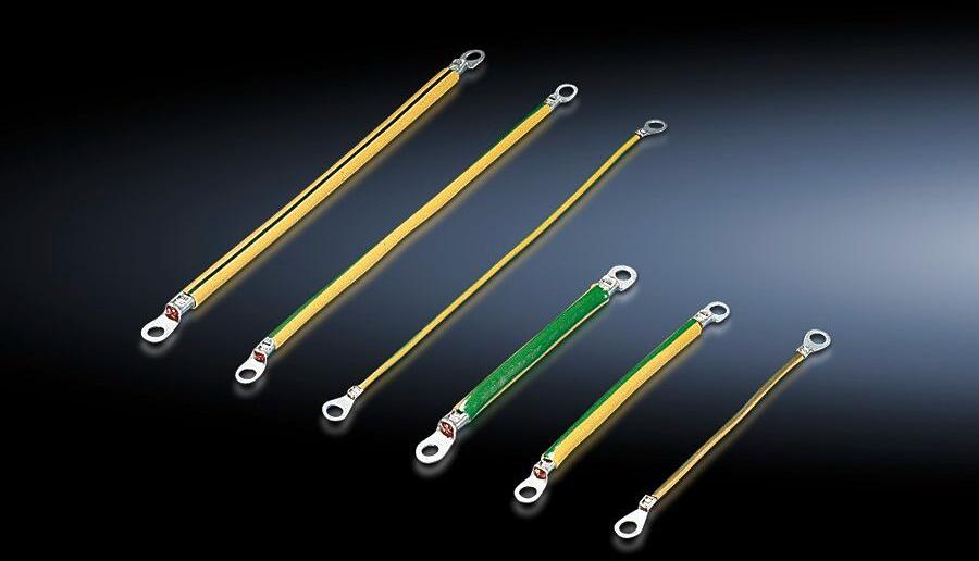 Rittal SZ 2565.100 Erdungsband, Anschluß: M6-M6, für Querschnitt 10 mm² ...