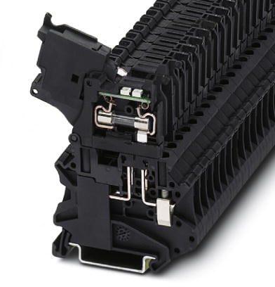 Phoenix Contact UT 4-HESI (5X20) Sicherungsklemme schwarz (3046032), 6 ...