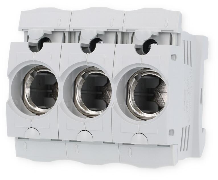 Hager LD046 Sicherungssockel aus Kunststoff, D02, E18, 63A, 3-polig ...