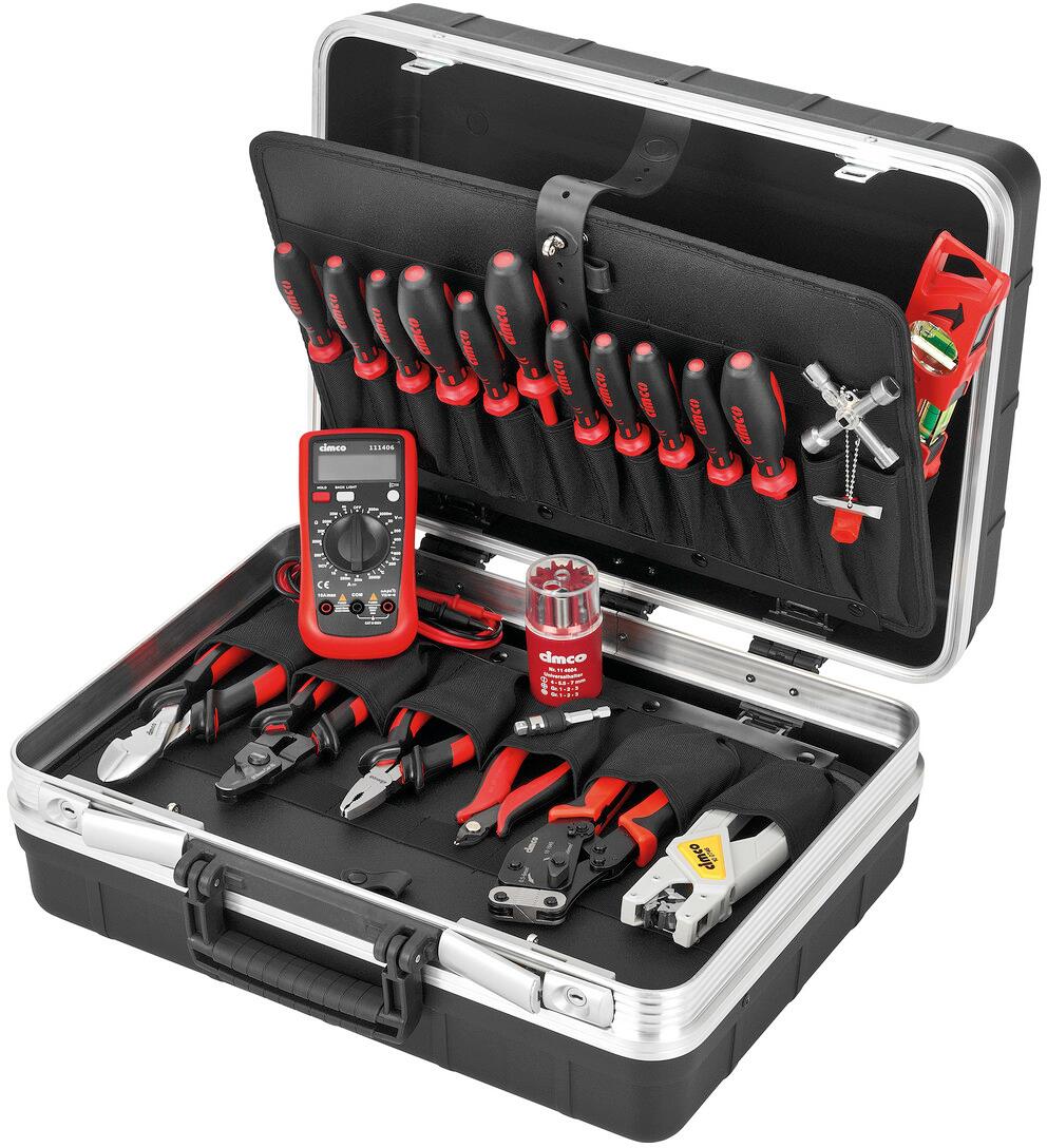 Cimco Lehrlingskoffer Industrie, bestückt, schwarz (170530) Elektroshop Wagner