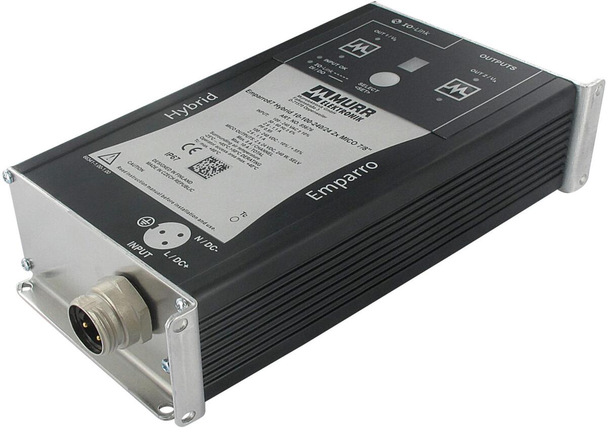 Murr 85676 Emparro67 Hybrid Schaltnetzteil, 1-Phasen, 24VDC 10A - 7/8 ...