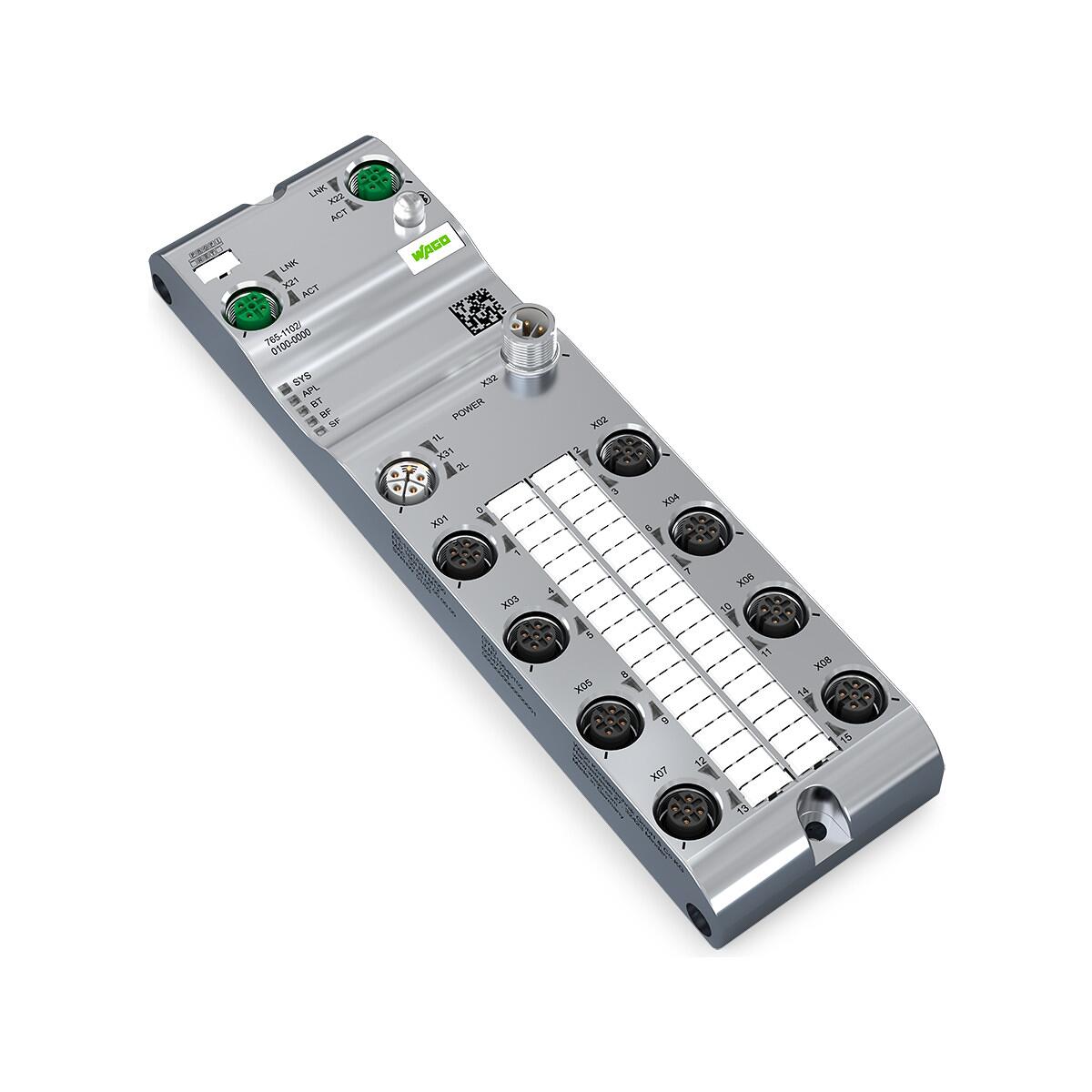 Wago 765-1102/100-000 16-Kanal-Digitalein-/-ausgang, Profinet, 24VDC/2A ...