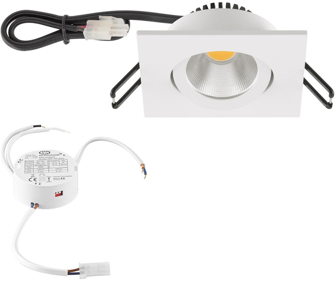 EVN PC20-Serie LED Deckeneinbau, quadratisch, schwenkbar, IP20, 200 ...