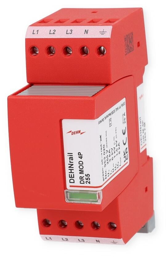 Dehn DR MOD 4P 255 DEHNrail modular Überspannungsableiter, Typ 3 (953405) Elektroshop Wagner