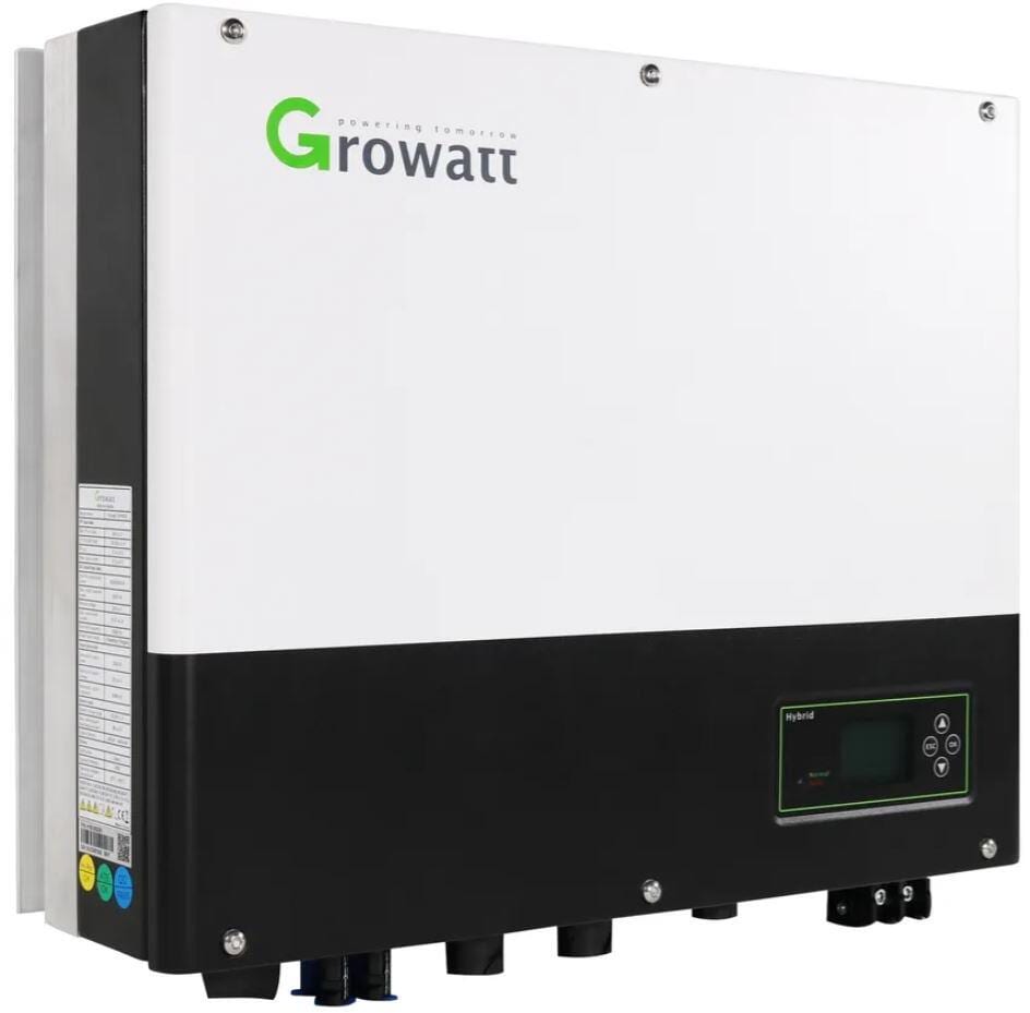 Growatt SPH 8000TL3 BH-UP 8kW 3-phasiger Hybridwechselrichter, mit Smart Meter & Shine Wifi-X ...