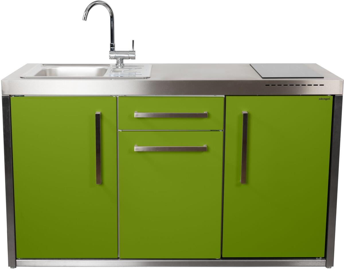 Stengel MO 150 S Miniküche Outdoor, Schublade, grüner Apfel ...