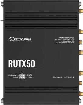 Teltonika RUTX50 WLAN Router, 5G, WLAN, DUAL-SIM mit Auto-Failover ...