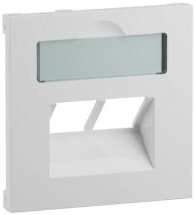 Legrand SEANO Abdeckung 2x RJ45 für Datendosen von Metz, Telegärtner ...