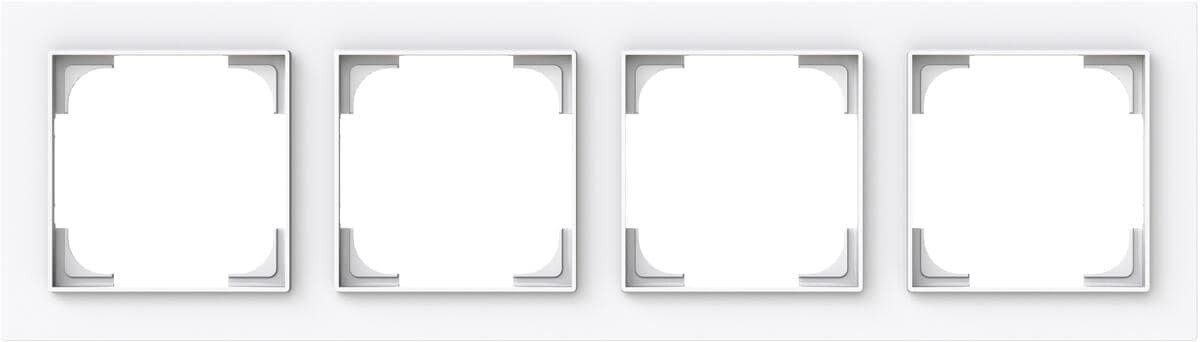 Busch-Jaeger 1724-44G Abdeckrahmen, art linear, 4-fach Rahmen ...