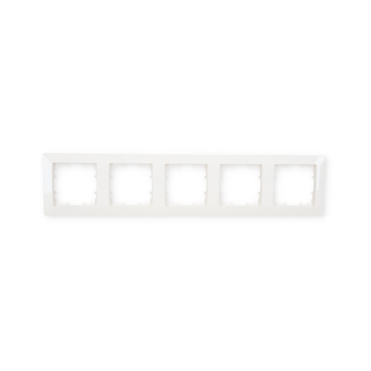 Siemens DELTA line Rahmen 5fach, 364x80mm, titanweiß (5TG25550 ...