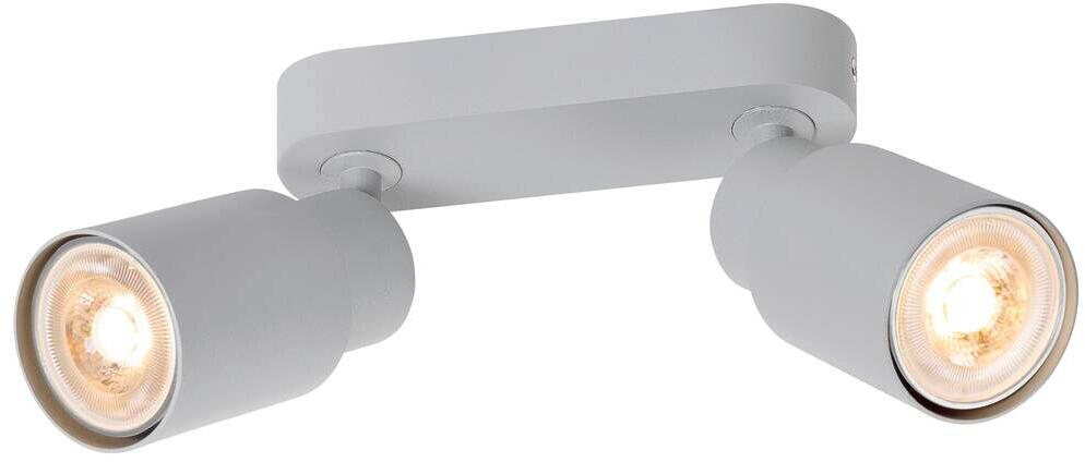 SLV PURI 2.0 TUBE Decken- und Wandaufbauleuchte, 2x max.6W, GU10, grau ...