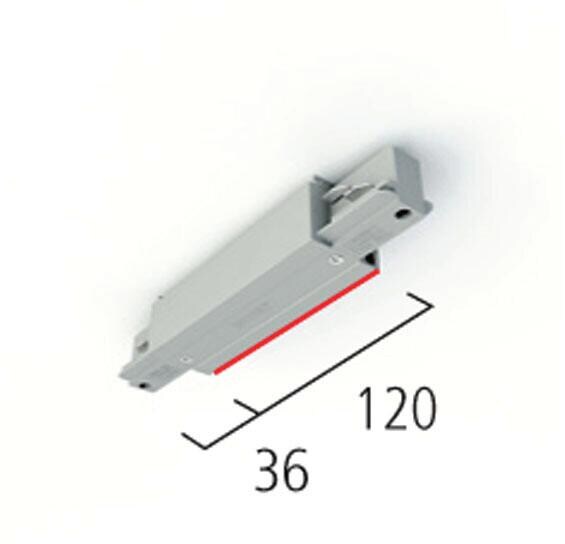 Eutrac 33015640 3-Phasen Längsverbinder mit Einspeisung für ...