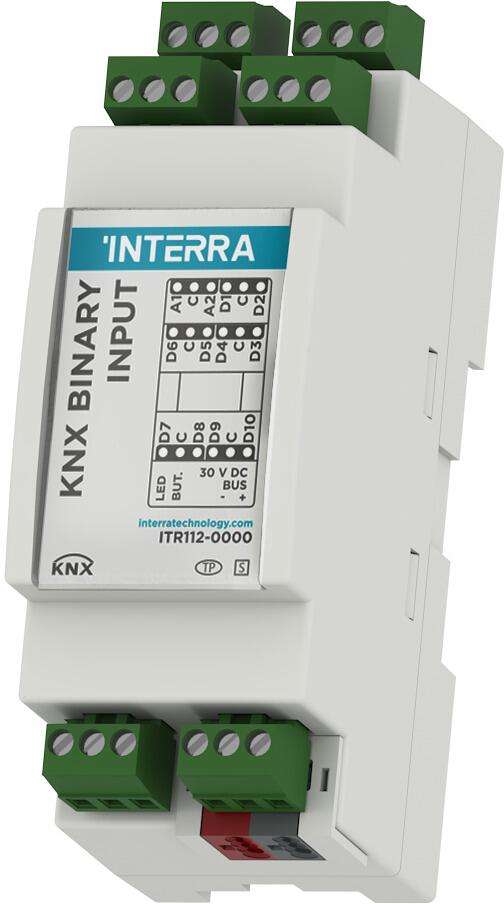 Interra Binäreingang, KNX, DIN-Schiene, 12 Eingänge (ITR112-0000) Elektroshop Wagner