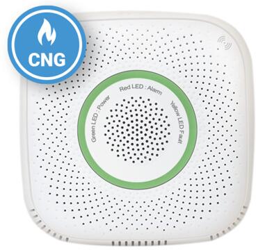 Shelly Gas CNG Gassensor, Erdgasmelder, WLAN, für die Steckdose, weiß ...