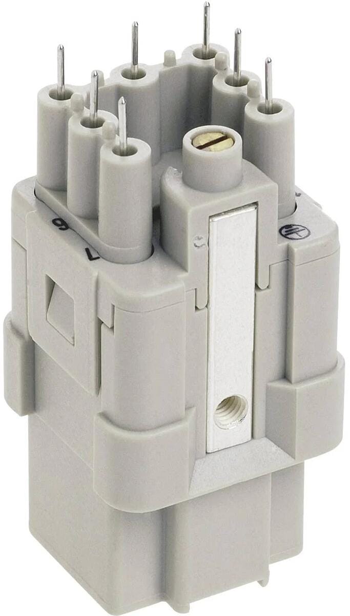 Harting Einsatzbuchse Crimpanschluss, weiblich, 7-Polig (09120073101 ...