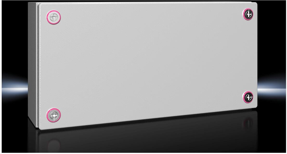 Rittal KX 1504.000 Klemmenkasten, BHT: 400x200x120 mm, Stahlblech, ohne ...