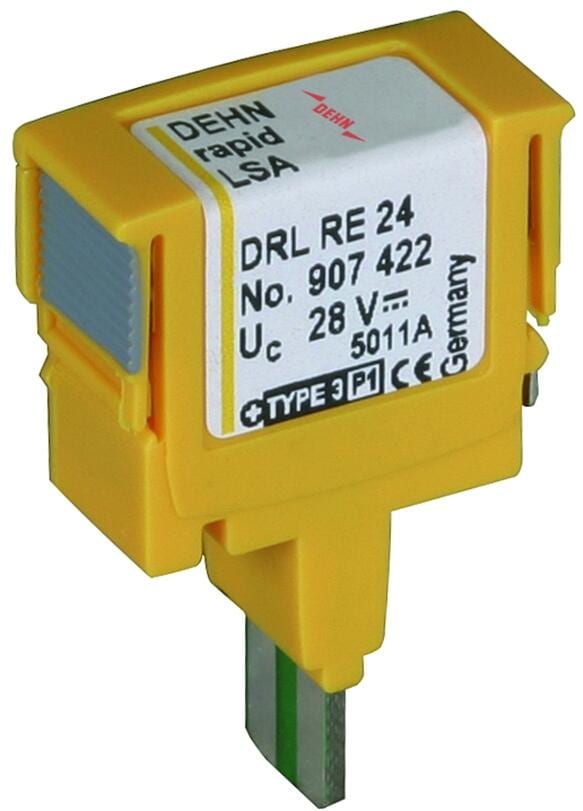 Dehn DEHNrapid LSA – Blitzstrom- / Überspannungs-Ableiter DRL RE 24 ...