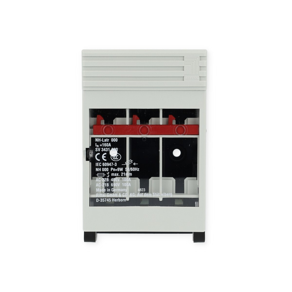 Rittal SV 3431.000 NH-Sicherungslasttrenner Gr. 000 für Montageplattenaufbau, 100 A, 690 V ...