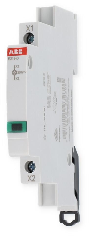 ABB E219-D Leuchtmelder, m.LED, 115-250V AC, grün (2CCA703402R0001) Elektroshop Wagner