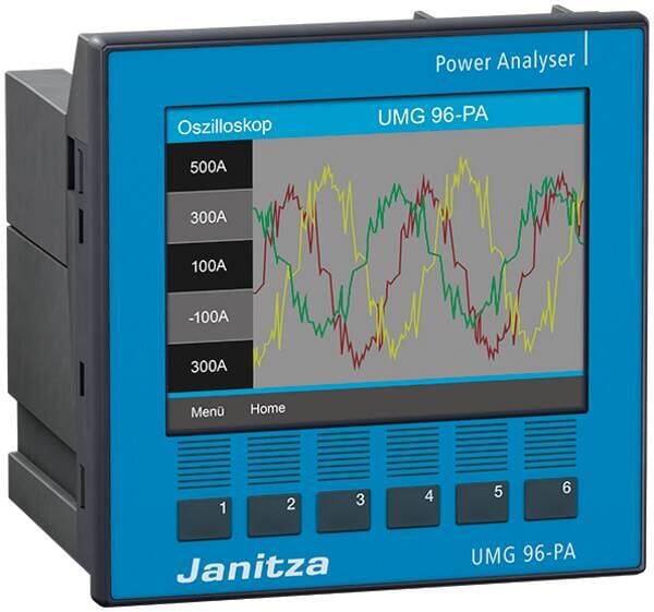 Janitza UMG 96-PA 52.32.001 Modular erweiterbarer Netzanalysator, 90-277V (5232001) Elektroshop ...