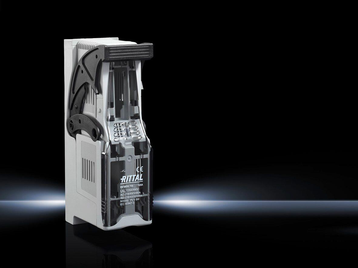Rittal SV 9635.700 NH-Sicherungslasttrenner Gr. 000, 125 A, 690 V (AC), 440 V (DC), 3-polig ...