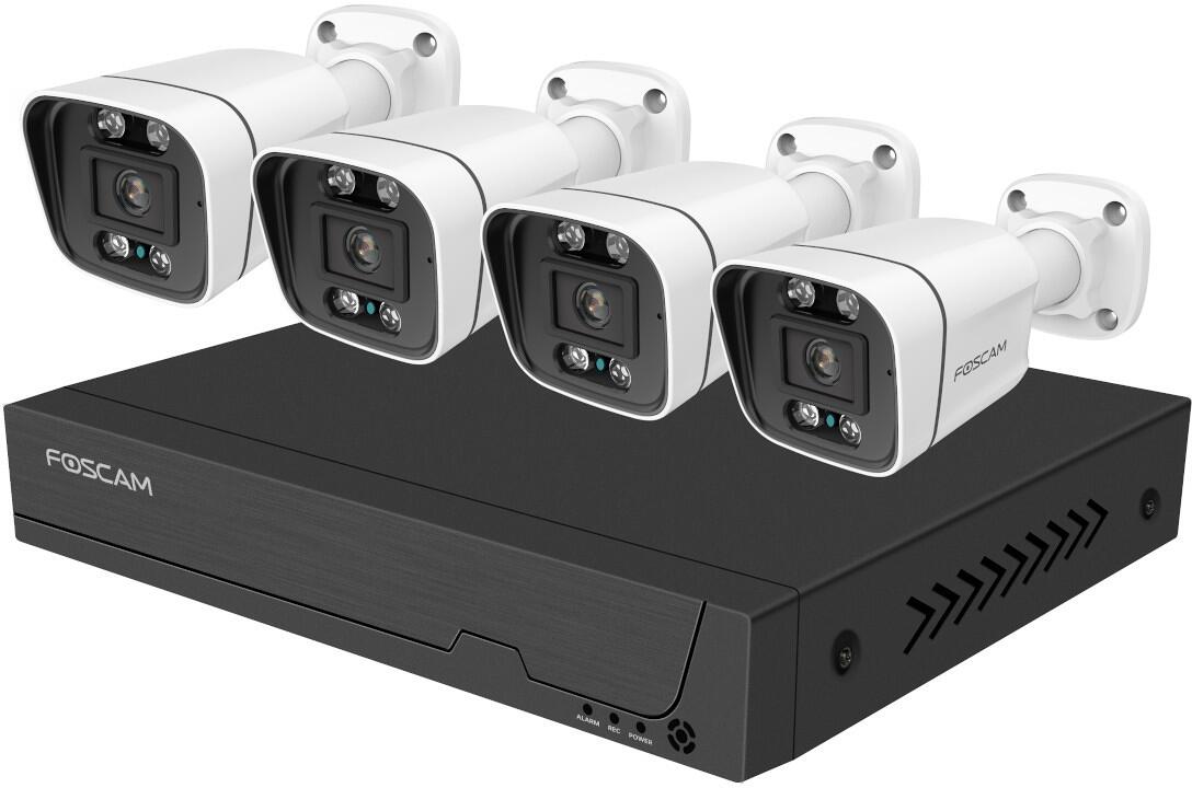Foscam Fna 108 E B4 2t 8 Kanal 4k 8mp Poe Überwachungsset Mit 4