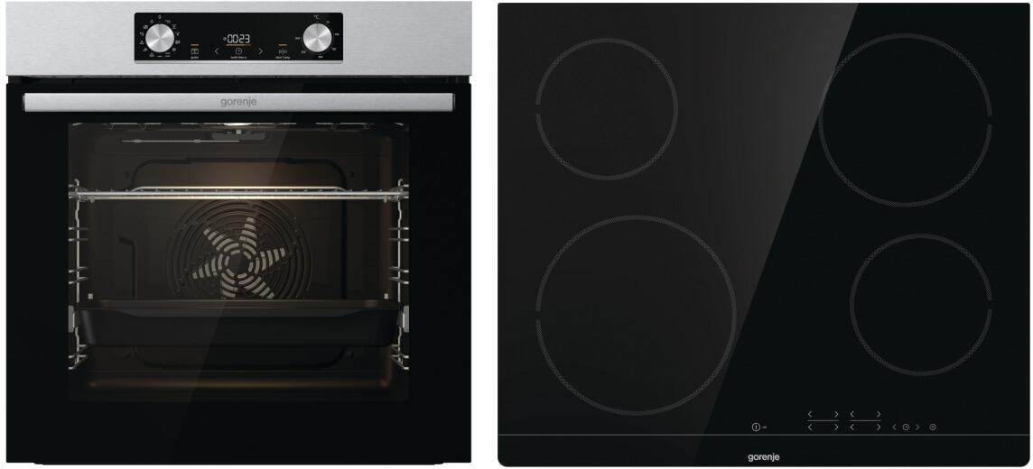 Gorenje EEK: A Jump Backofen Set mit Glaskeramikkochfeld (BO6737E02X ...