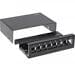 InLine® Patchfeld-Dose Aufputz für 8x Keystone RJ45, Metall, schwarz ...