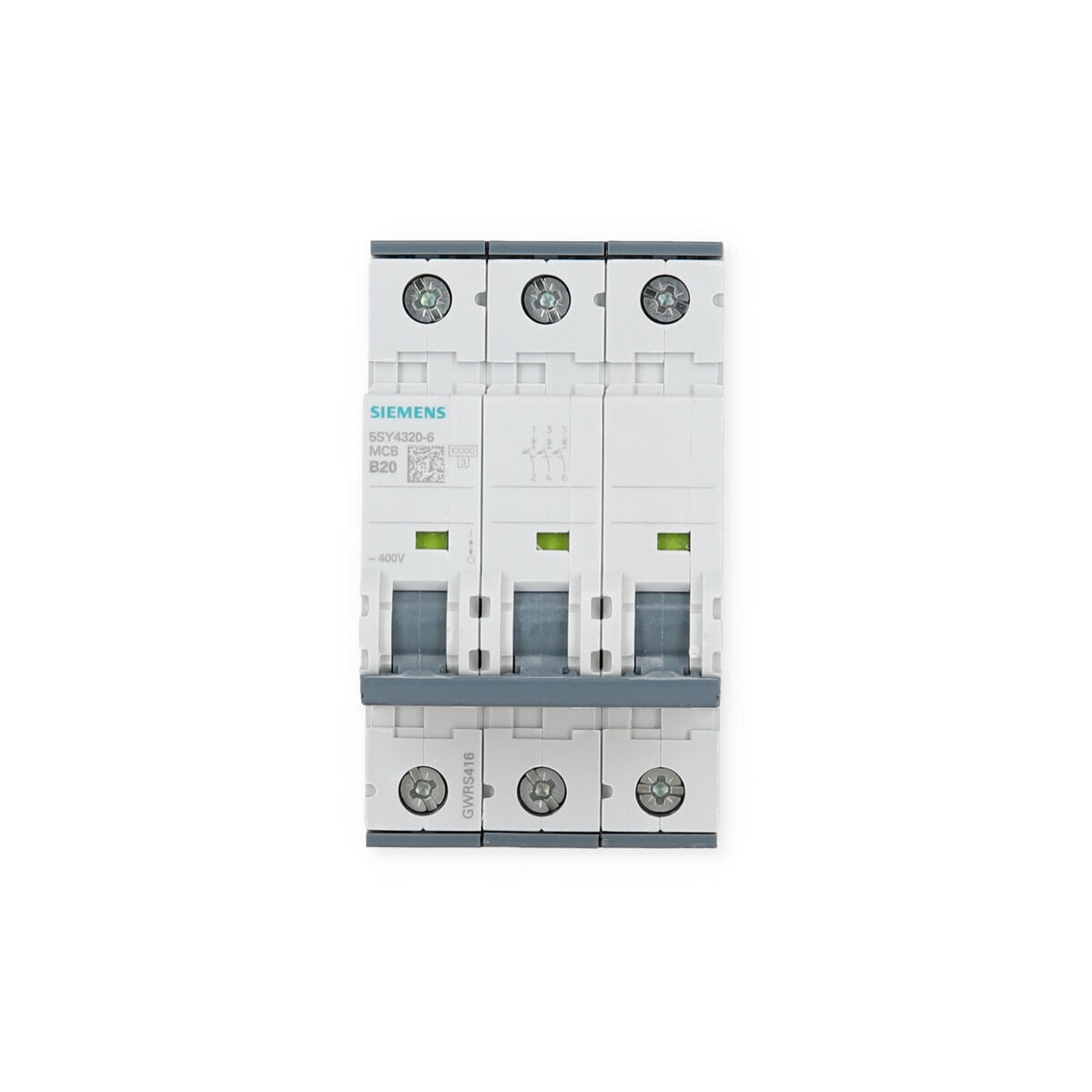 Siemens 5SY4320-6 Leitungsschutzschalter 400V 10kA, 3-polig, B, 20A, T ...