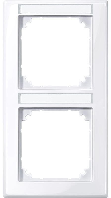 Merten Rahmen, System M-Smart, 2fach mit Beschriftungsträger ...