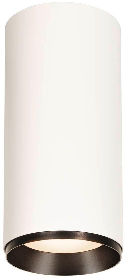 SLV NUMINOS XL PHASE Deckenaufbauleuchte, 36W, 4000K, 60°, weiß/schwarz ...