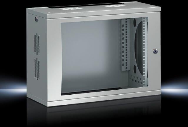 Rittal DK 7507010 Netzwerkschrank/Wandverteiler 9HE, BxHxT: 60x49 ...