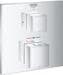 GROHE Grohtherm Cube Thermostat-Brausebatterie, Fertigmontageset für ...