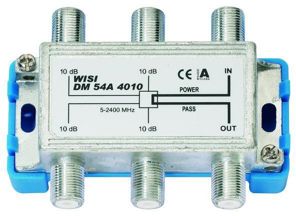 Wisi DM 54 A 4010 Abzweiger, 4-fach, 10dB, 5...2400MHz, Klasse A, DC ...