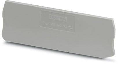 Phoenix Contact D-PT 4-Quattro Deckel für Reihenklemmen, 77x2,2x29 mm ...