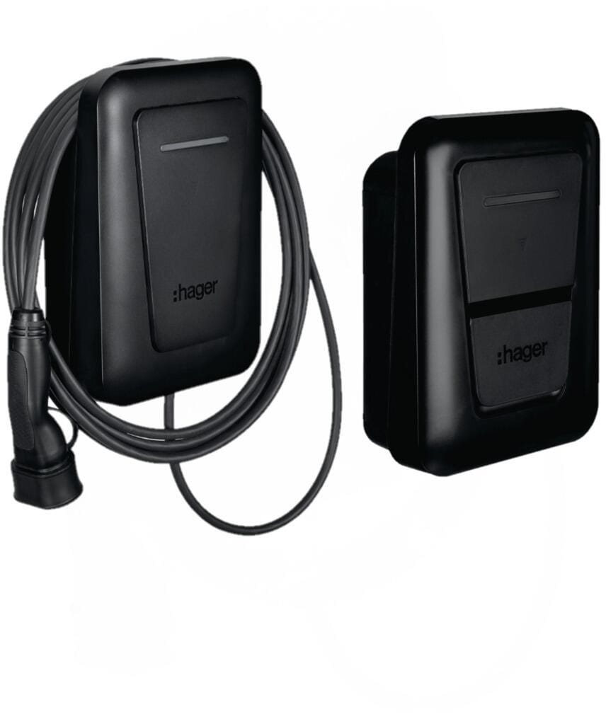 Hager XVR111 witty one Ladestation, Wallbox, 11kW, IP54, anthrazit Elektroshop Wagner