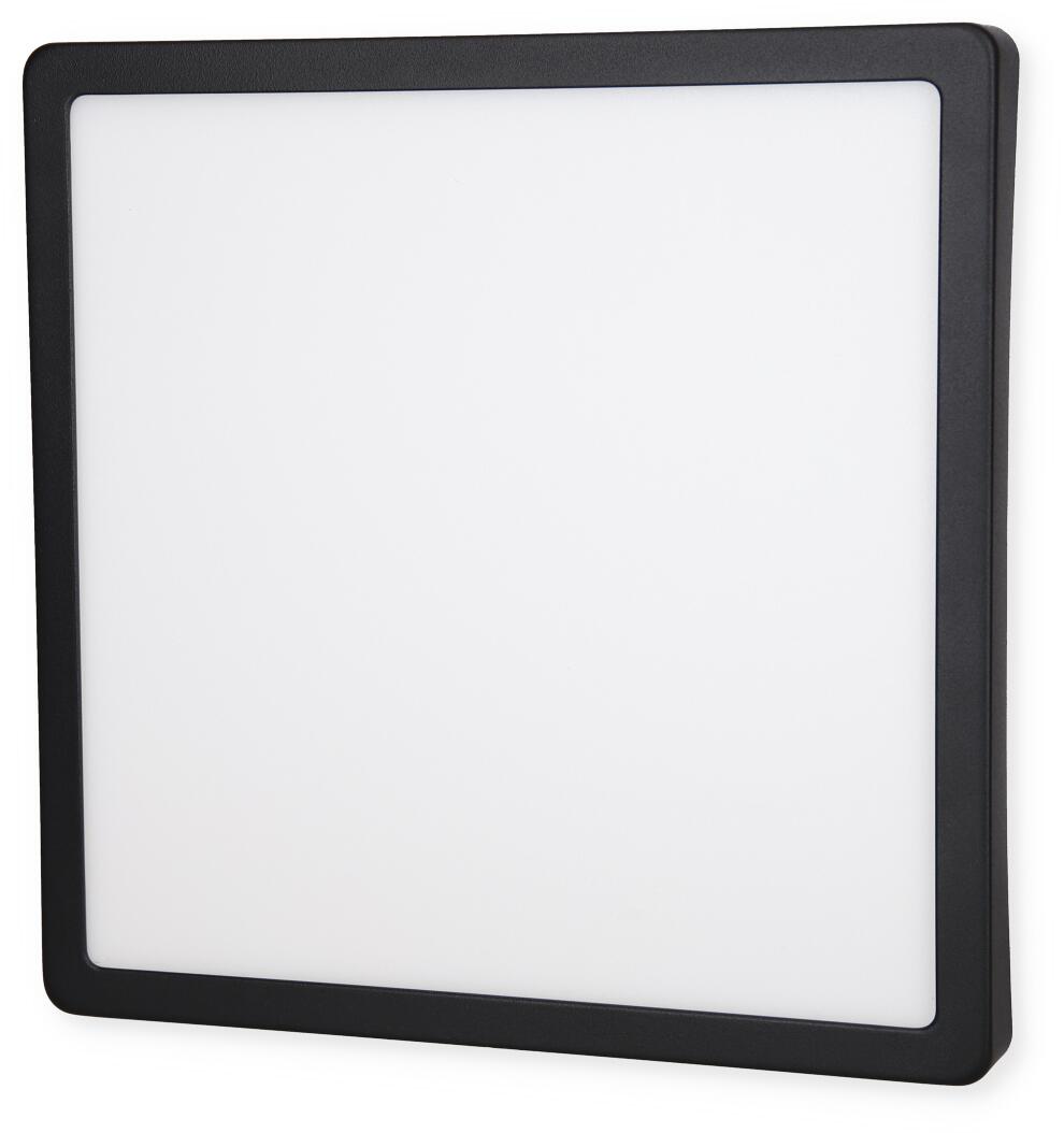 Eglo FUEVA 5 Aufbauleuchte, 285x285mm, 20,5W, 2400lm, 3000K, schwarz ...
