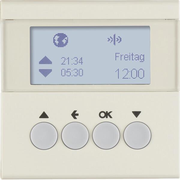 Berker 85745182 KNX-Funk Jalousie-Schaltuhr, Quicklink, S.1, weiß ...