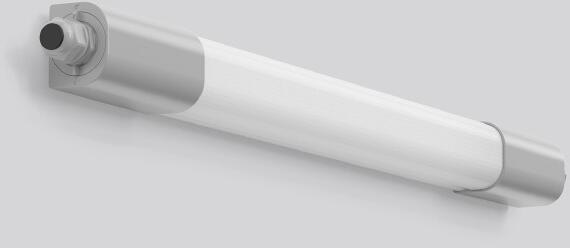 RZB Planox ECO LED-Feuchtraumleuchte, 50W, 6800lm, 4000K, DALI, grau ...