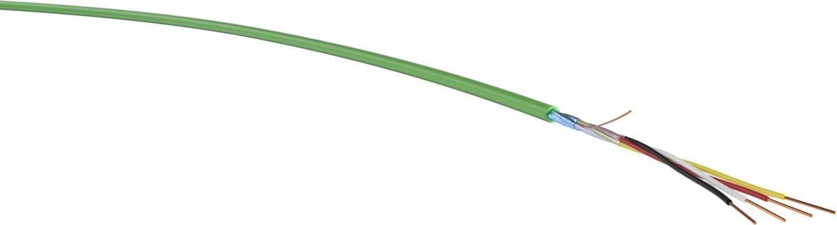 KNX/EIB Busleitung Kabel EIB-YStY 2x2x0,8 Eca Tr500, grün, Ring, 500m ...