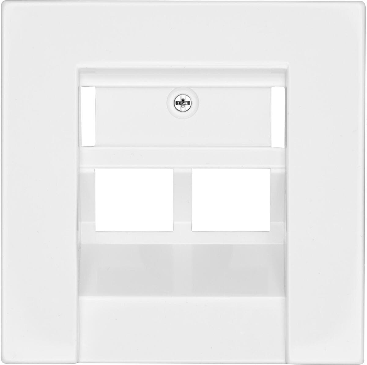 OPUS 55 Abdeckung für ISDN/DATEN-Anschlussdosen 2-fach Elektroshop Wagner